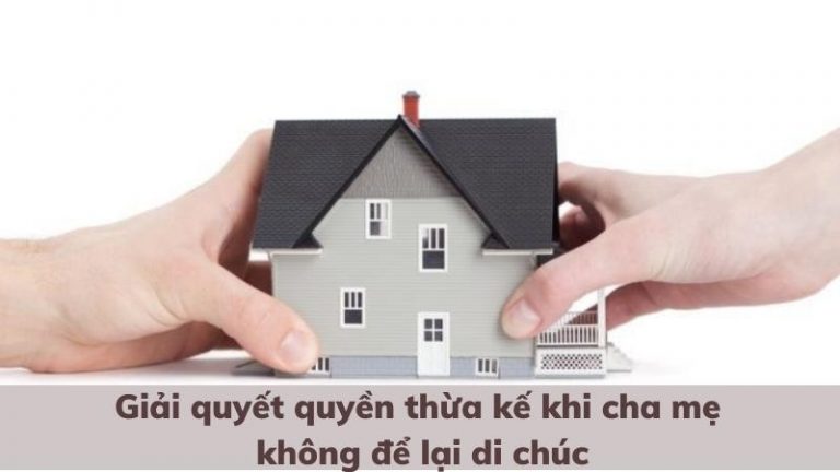 Di chúc để lại đất cho con